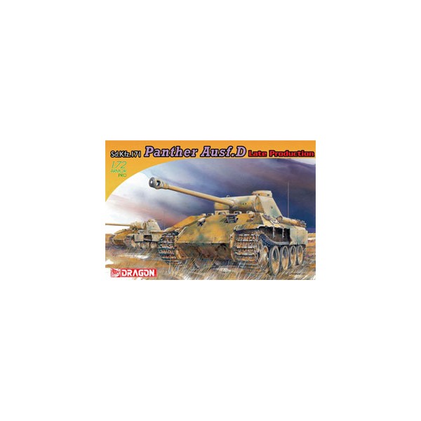 Maquette Panther Ausf.D Late Production, 2ème GM - francis miniatures