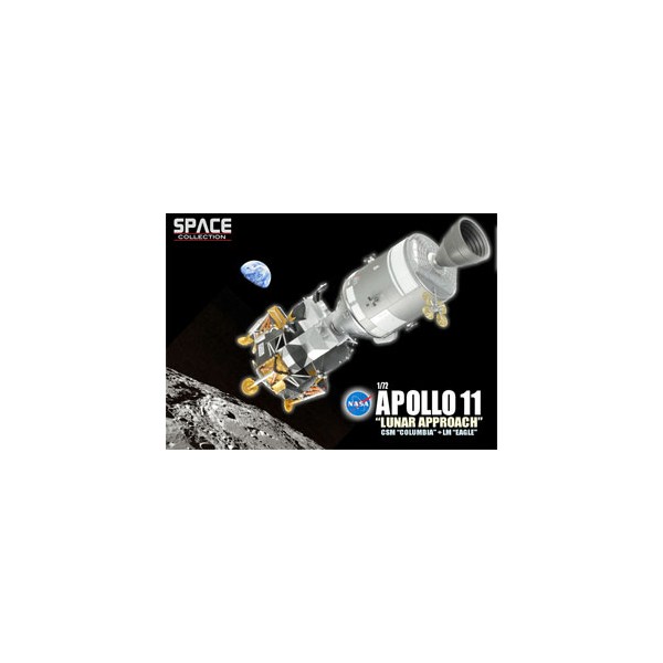 Miniature Apollo 11 Lunar Approach CSM Columbia + LM Eagle - francis ...