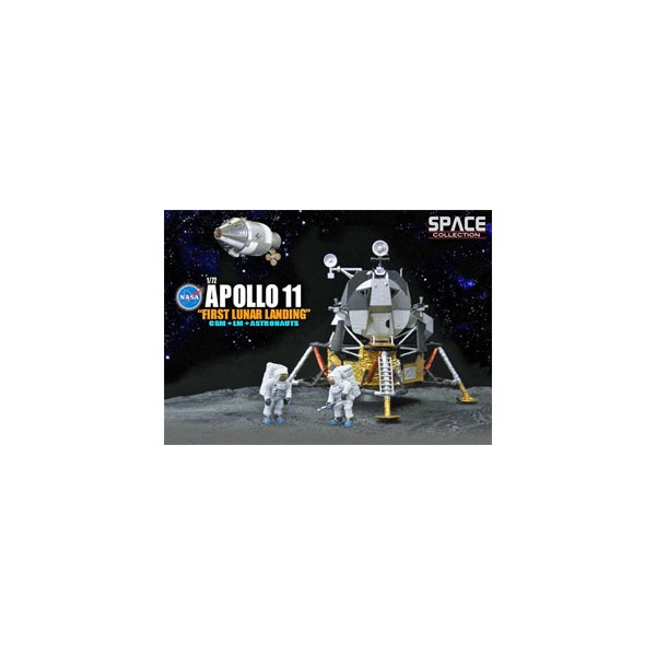 Miniature Apollo 11 First Lunar Landing CSM + LM + Astronauts - francis ...