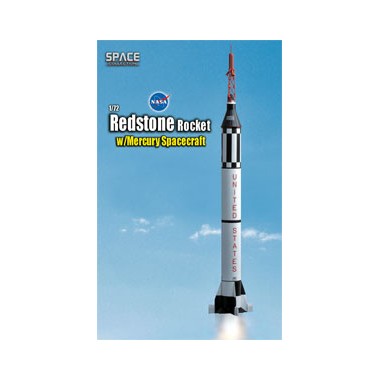 Miniature Redstone Rocket w/Mercury - francis miniatures