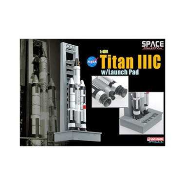 Dragon Space 56228 Miniature Titan IIIC w/Launch Pad