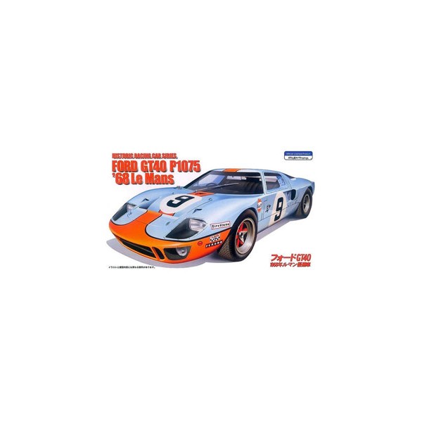 Fujimi 12131 Maquette Ford GT40 P1075 '68 Le Mans - francis miniatures