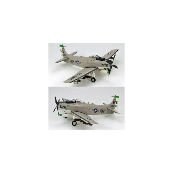 Miniature A-1H Skyraider VA-25, USS Midway Paper Tiger II - francis ...