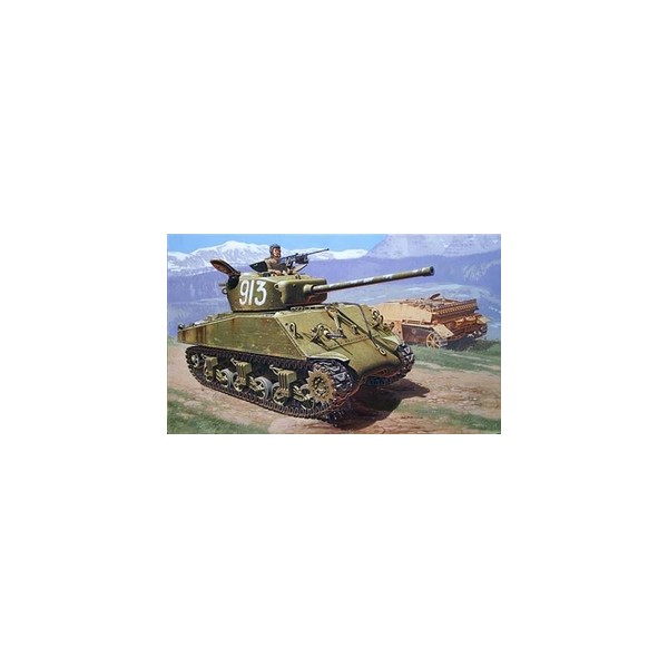 Maquette Sherman M4A2 76mm amphibie, 2emeGM - francis miniatures