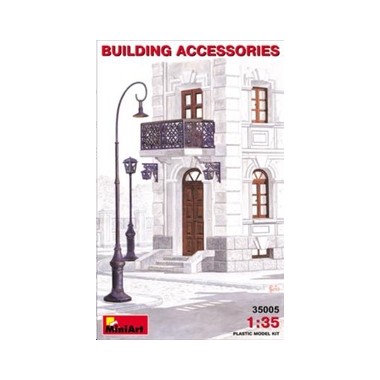 Maquette accessoires pour batiment, 2emeGM - francis miniatures