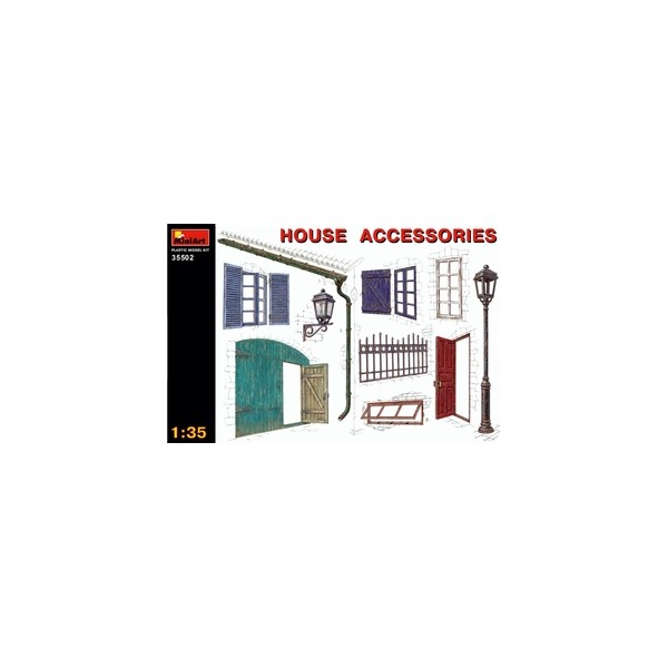 Maquette accessoires pour batiments, 2emeGM - francis miniatures