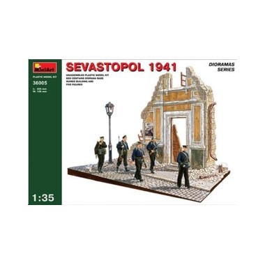Diorama infanterie de marine sovietique, 2emeGM Sebastopol 1941 ...