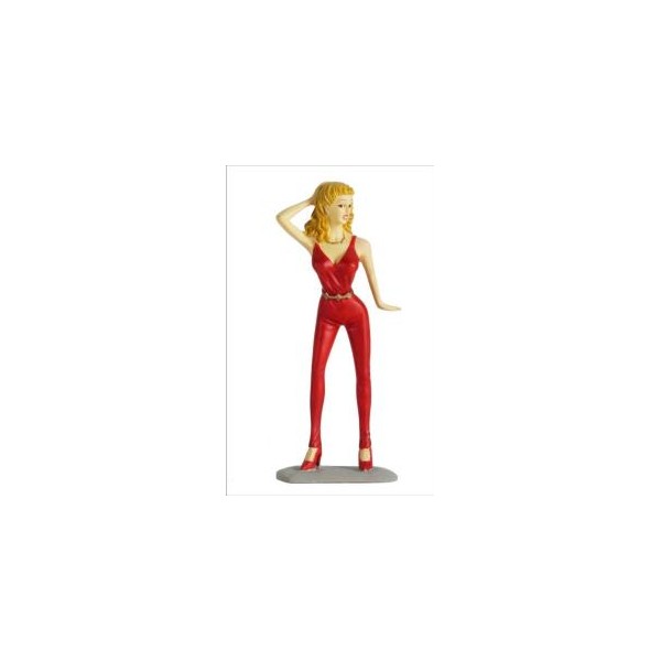 Figurine Pin-Up Joyce Blonde/Rouge - francis miniatures