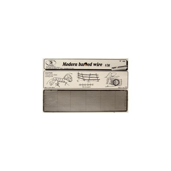 Fil de fer barbele, type moderne - francis miniatures
