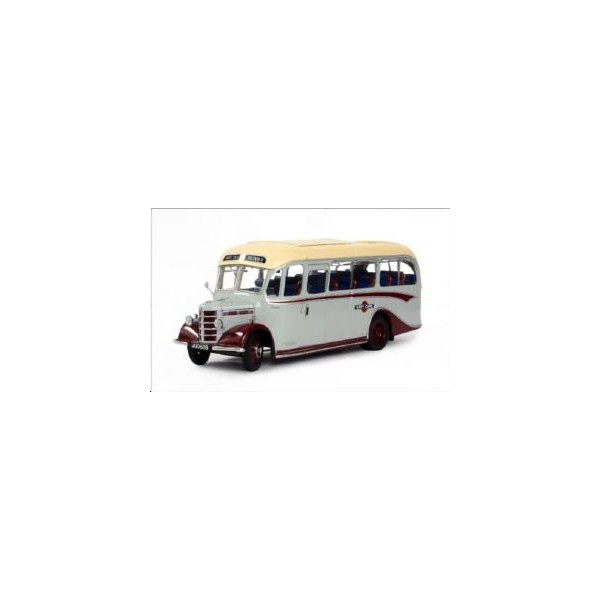 Miniature Bedford OB Coach gris 1949 - francis miniatures
