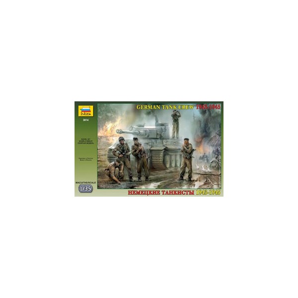Zvezda 3614 Figurines maquettes VTankistes allemands 1943-45, 2emeGM ...