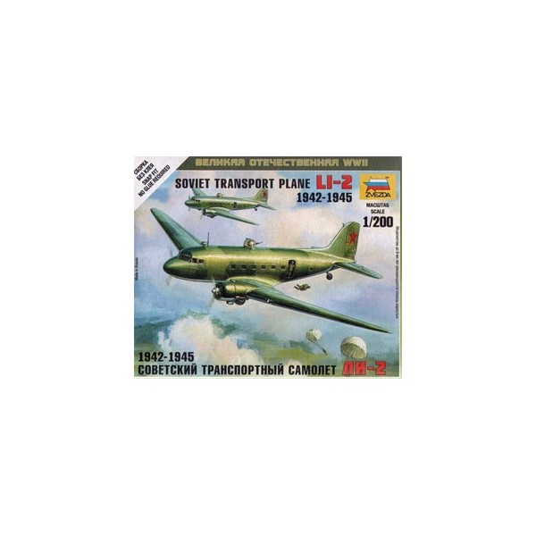 Zvezda 6140 Maquette Soviet transport plane Lisunov Li-2 - francis ...
