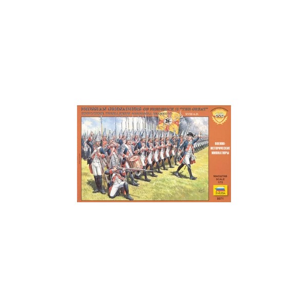 Figurines maquettes Grenadiers prussiens de Frederic Le Grand, XVIIIeme ...