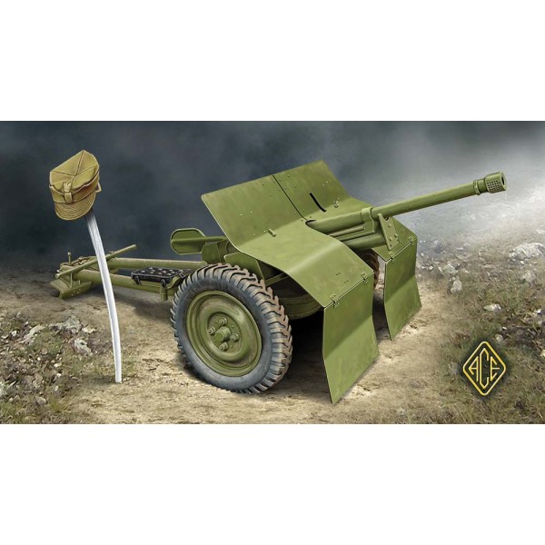 Ace 72533 Maquette 37mm Polish AT Gun wz.36 - francis miniatures