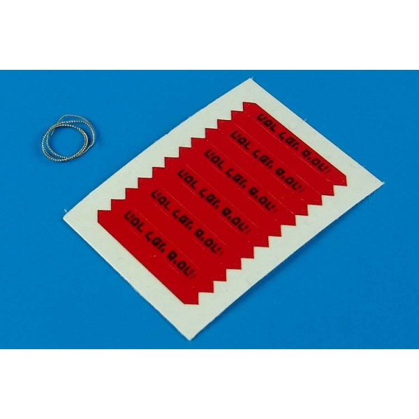 Aerobonus 320011 Remove before flight flags-black letter. IDF - francis ...