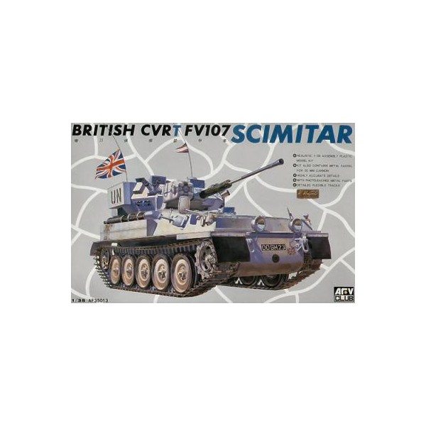 AFV 35013 Maquette British CVRT FV107 Scimitar - francis miniatures