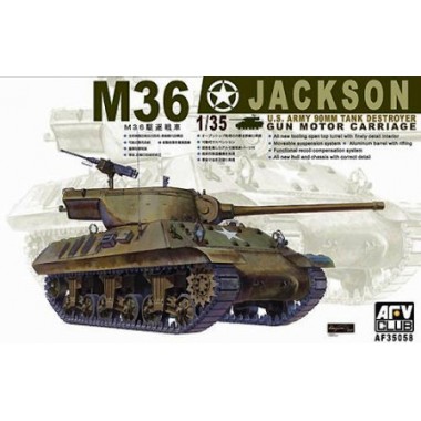 AFV Club 35058 Maquette M36 Jackson U.S. Army 90mm Tank Destroyer