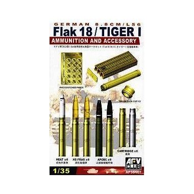AFV Club 35107 German 8,8cm/L56 Flak 18 / Tiger I Ammunition and Accessory