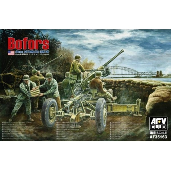 AFV Club 35163 Maquette BOFORS 40mm Automatic Gun M1