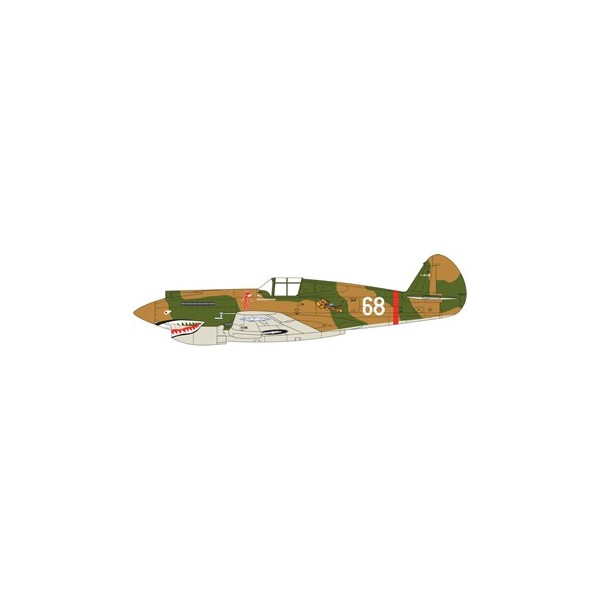 Airfix 01003 Maquette Curtiss Hawk 81-A-2 - Francis-miniatures.com