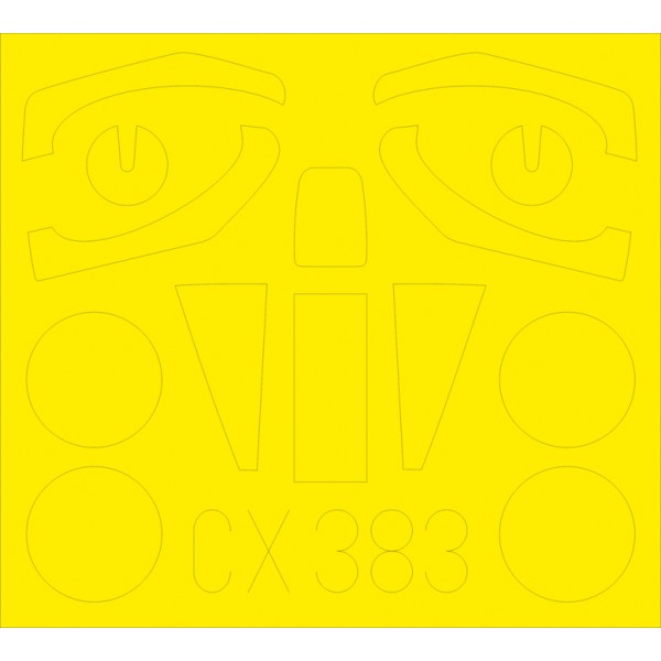 Eduard CX377 Masquage Gladiator pour Airfix chez francis-miniatures.com