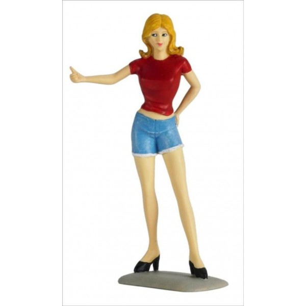 Figurine Pin-Up Missy Blonde/Rouge - francis miniatures