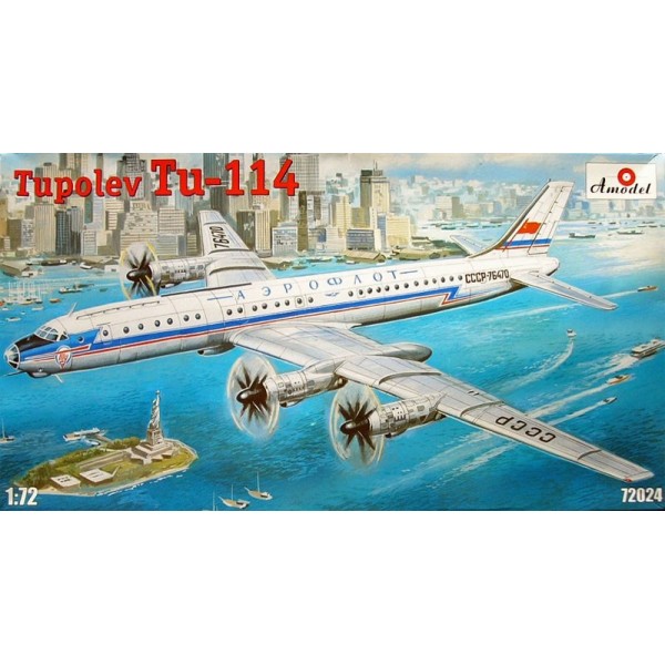 Amodel 72024 Maquette Tupolev Tu-114 - francis miniatures