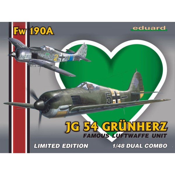 Maquette Fw 190A JG-54 Grunherz Dual Combo - francis miniatures