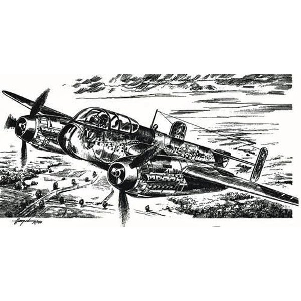 Maquette Arado Ar-240 - francis miniatures