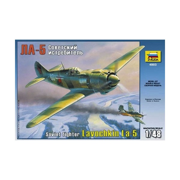 Zvezda 4803 Maquette Lavochkin LA5 - francis miniatures