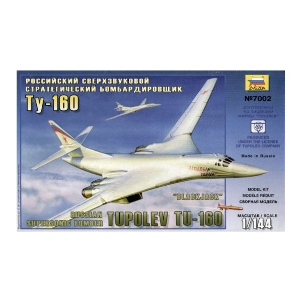 Zvezda 7002 Maquette Tupolev Tu-160 - francis miniatures