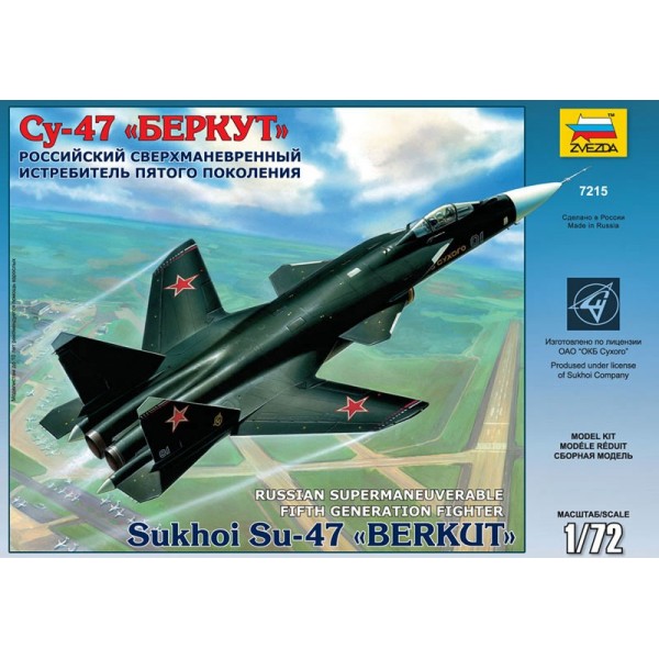Zvezda 7215 Maquette Sukhoï Su-47 Berkut - francis miniatures