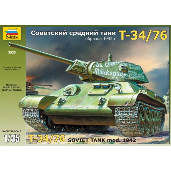 Maquette T-34/76 Soviet tank mod. 1942 - francis miniatures