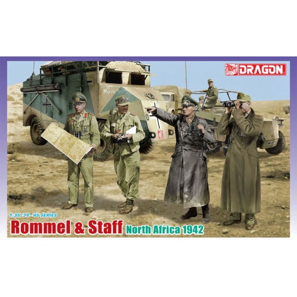Figurines maquettes Rommel et son Etat-Major, 2emeGM - francis miniatures