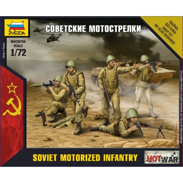Zvezda 7404 Maquette Soviet Motorized Infantry , Epoque moderne ...