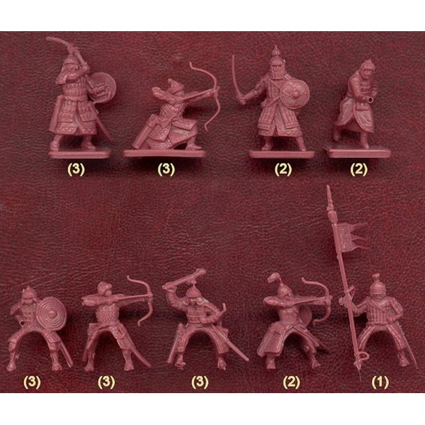 Figurines maquettes Cavaliers Mongols, XIIIe/XIVe Siecle - francis ...