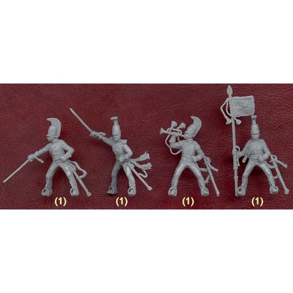 Figurines maquettes Cuirassiers russes, 1er Empire - francis miniatures