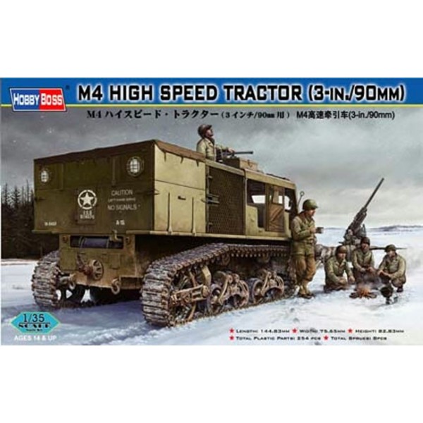 Maquette M4 High Speed Tractor(3-in./90mm) - francis miniatures