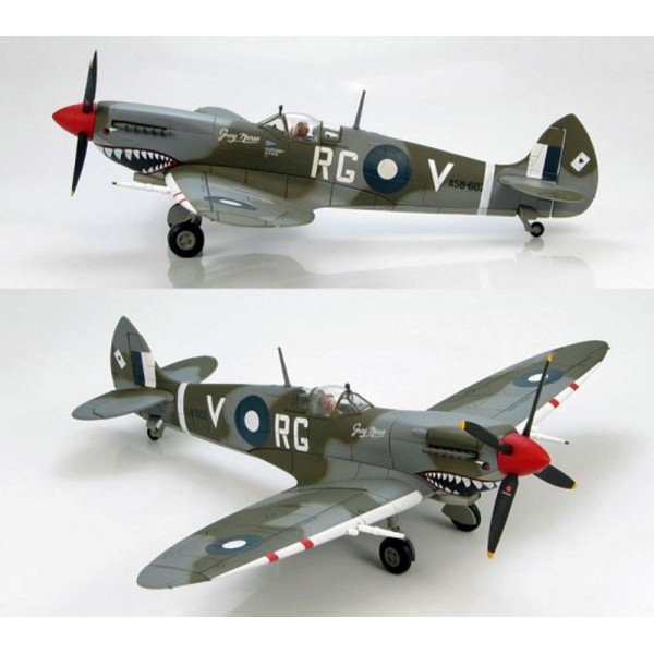 Miniature Spitfire HF.VII Wing Cdr RH Gibbes 457Sqn - francis miniatures