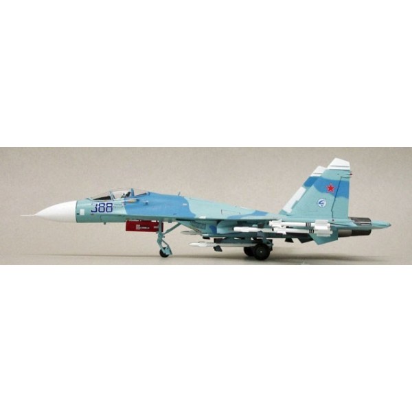 Miniature Sukhoi Su.27 Flanker Russia Air Force 388 Blue - francis miniatures
