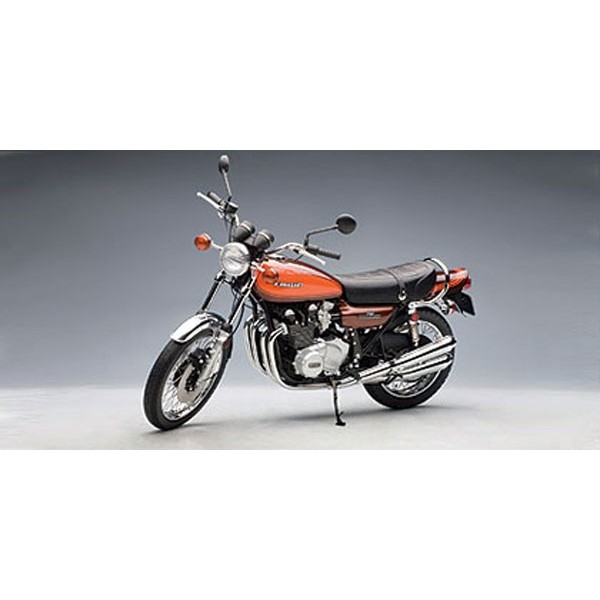 Autoart 06006 Miniature Kawasaki 750 S version Z2 marron/orange - francis miniatures