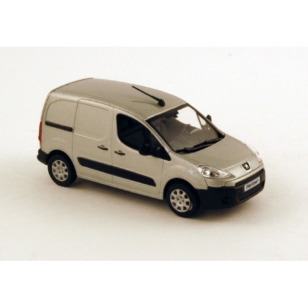 Miniature Peugeot Partner tole gris 2008 - francis miniatures