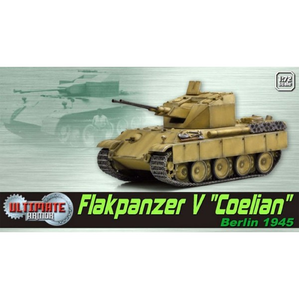 Miniature Flakpanzer V Coelian Berlin 1945, 2eme GM - francis miniatures