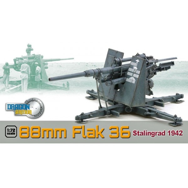 Miniature 88mm Flak 36 Stalingrad 1942, 2emeGM - francis miniatures