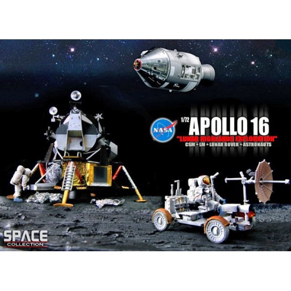 Dragon Space 50398 Miniature Apollo 16 Lunar Highlands Exploration