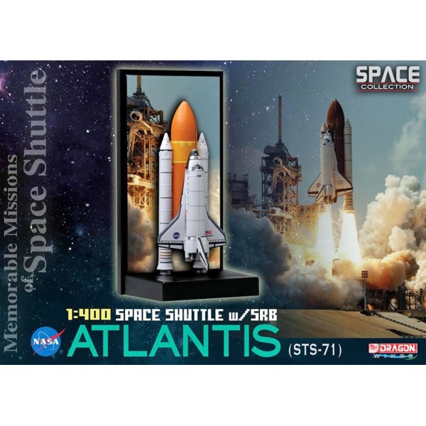 Miniature Navette Spatiale Atlantis avec SRB (STS-71) - francis miniatures