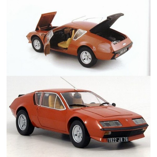 Miniature Alpine Renault A310 V6 Phase 1 Orange 1978 - francis miniatures