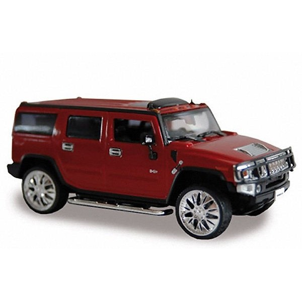 Miniature Hummer H2 SUV rouge 2005 - francis miniatures