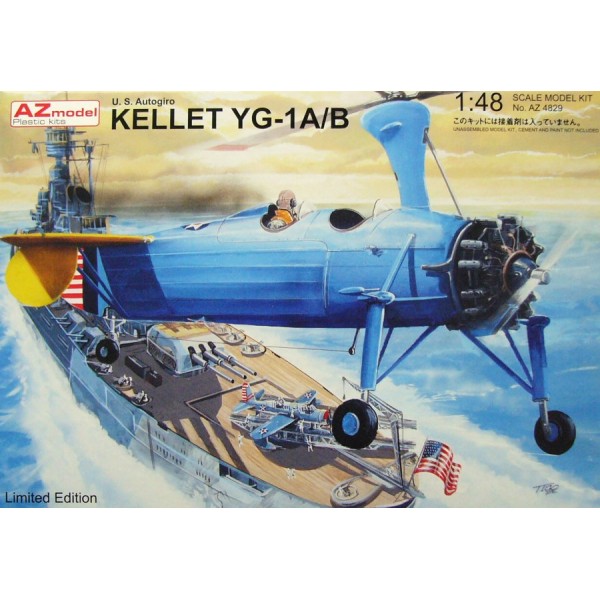 AZ Model 48029 Maquette Kellet YG-1A/B U.S.Autogiro - francis miniatures