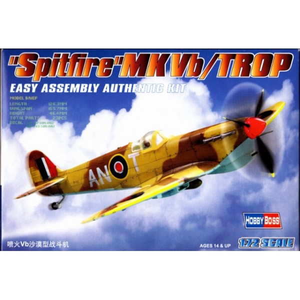 Hobby Boss 80213 Maquette Spitfire MK.Vb TROP - francis miniatures